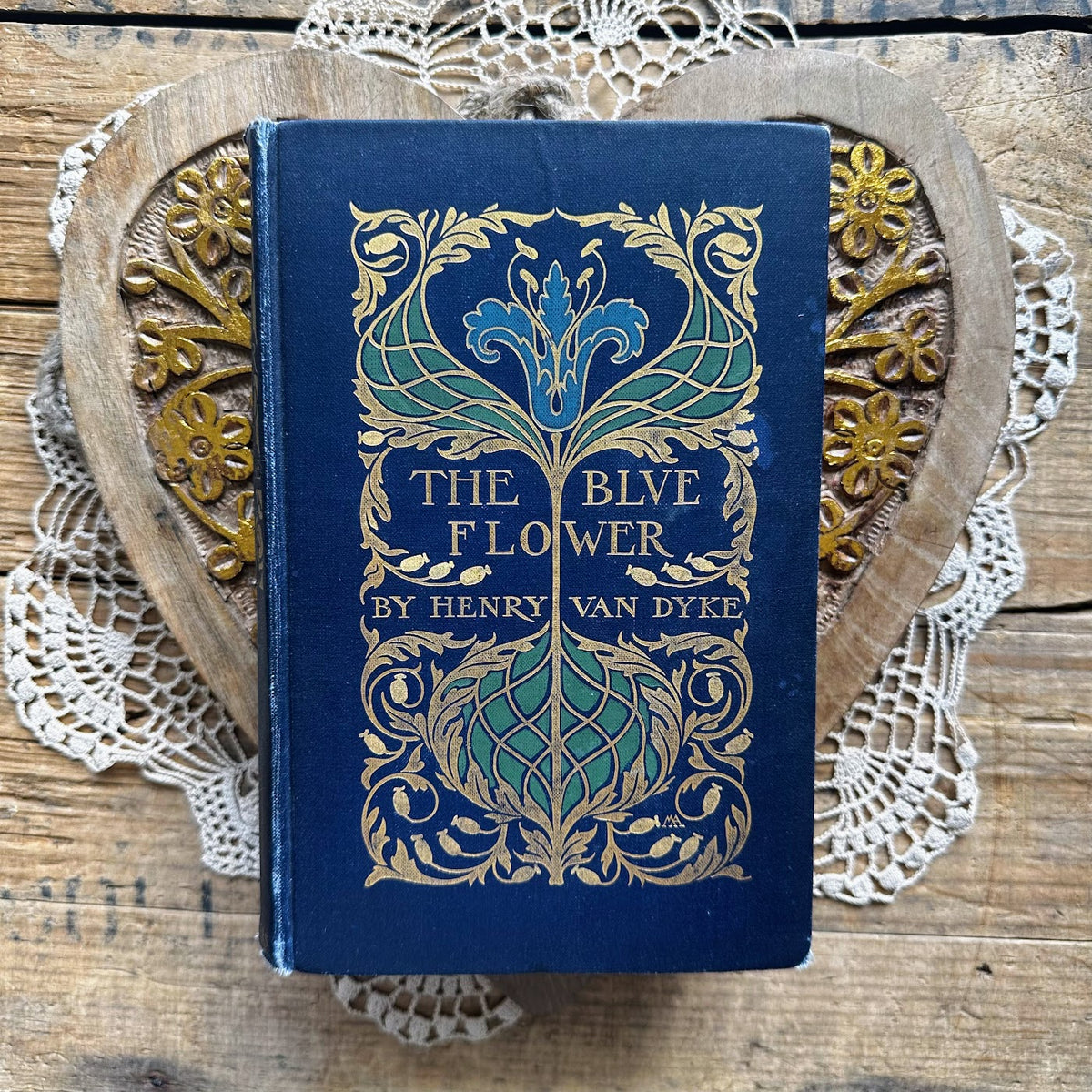 Antique 1902 The Blue Flower book by Henry Van Dyke– Alison Rose Vintage