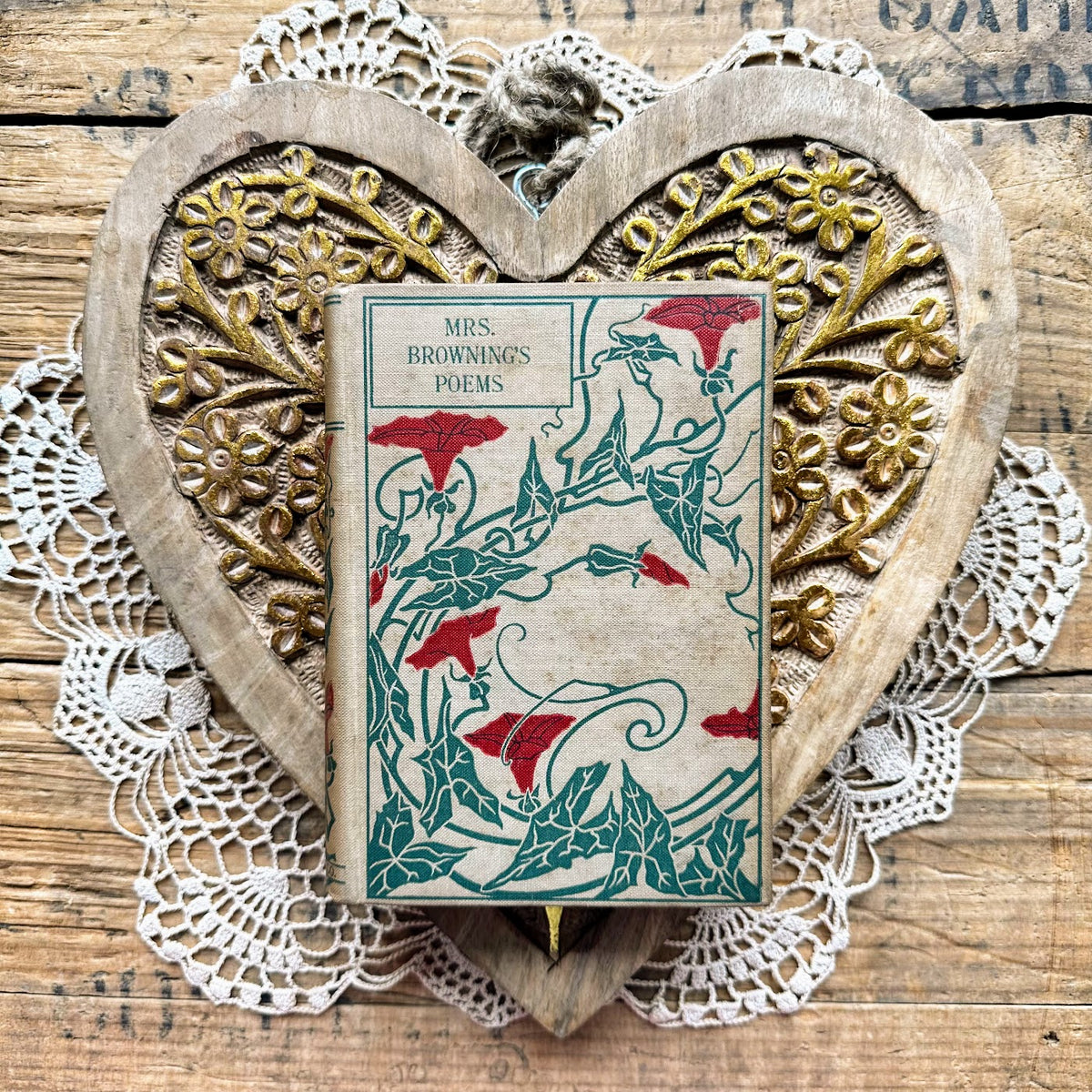 Antique Poetical Works of Elizabeth Barrett Browning book– Alison Rose ...