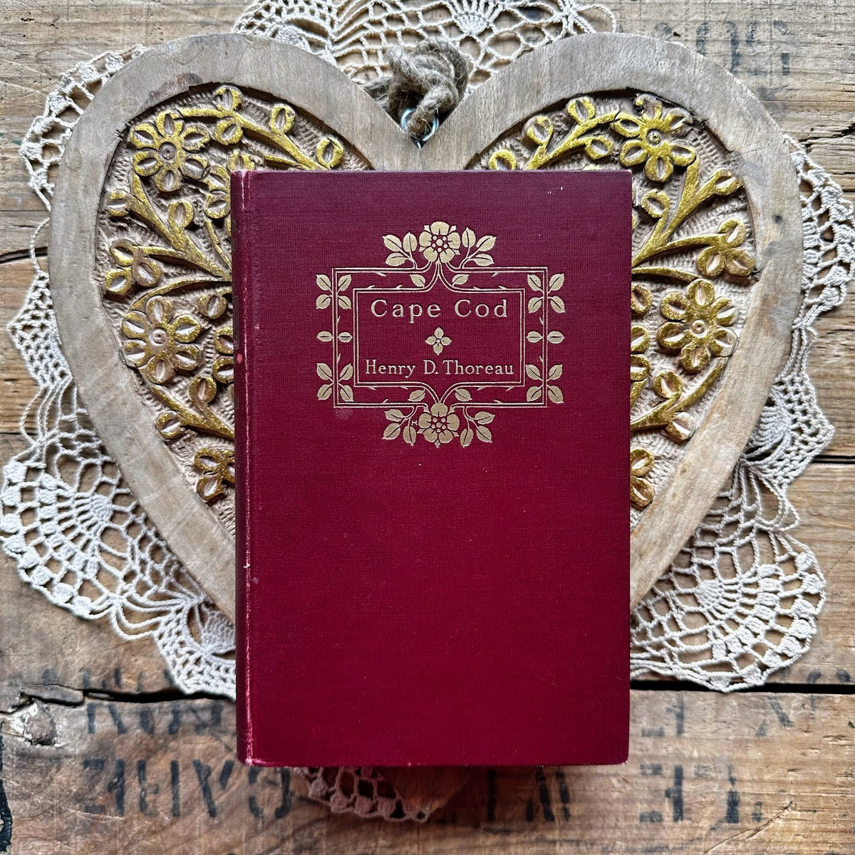 Antique 1908 Cape Cod book by Henry D Thoreau– Alison Rose Vintage