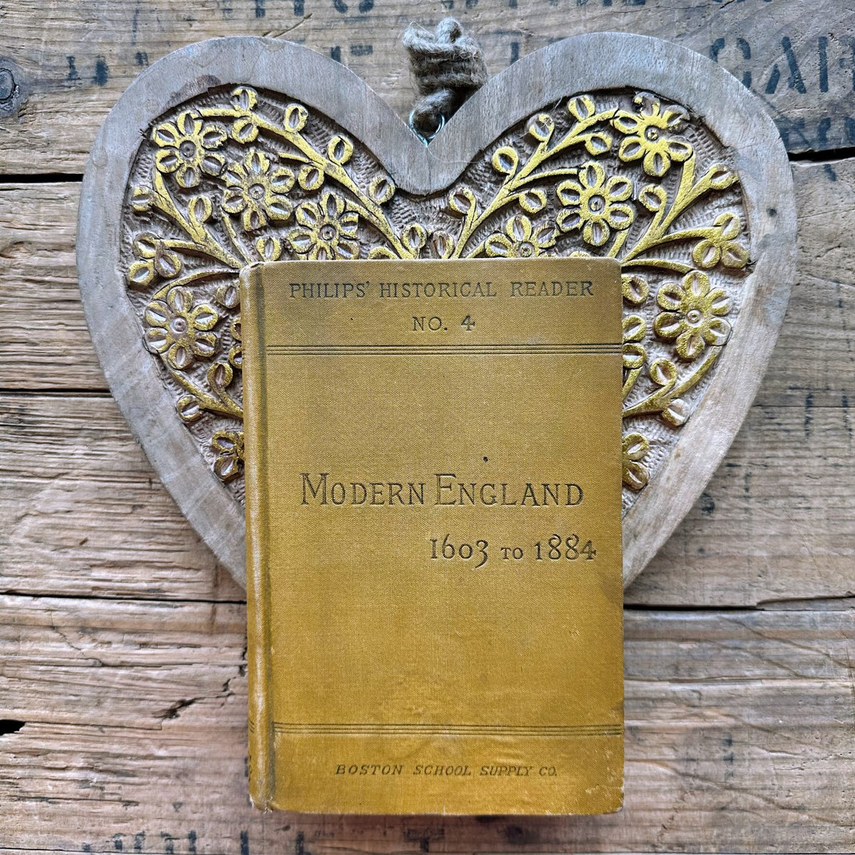 Antique 1884 Modern England book– Alison Rose Vintage