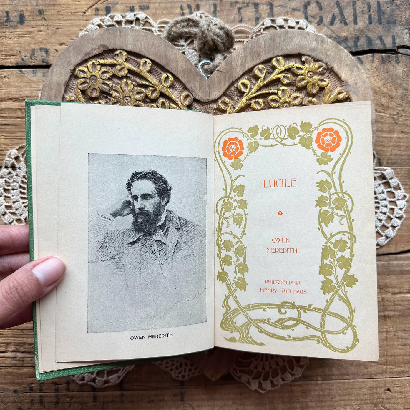 Antique Lucile Poem Book by Owen Meredith– Alison Rose Vintage