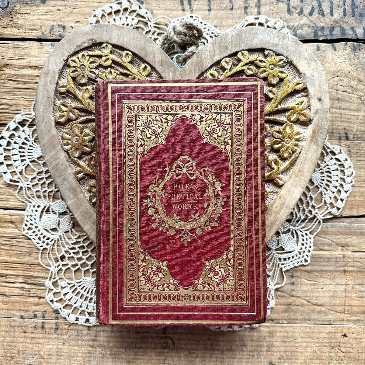 Rare 1852 Poetical Works of Edgar Allan Poe book– Alison Rose Vintage