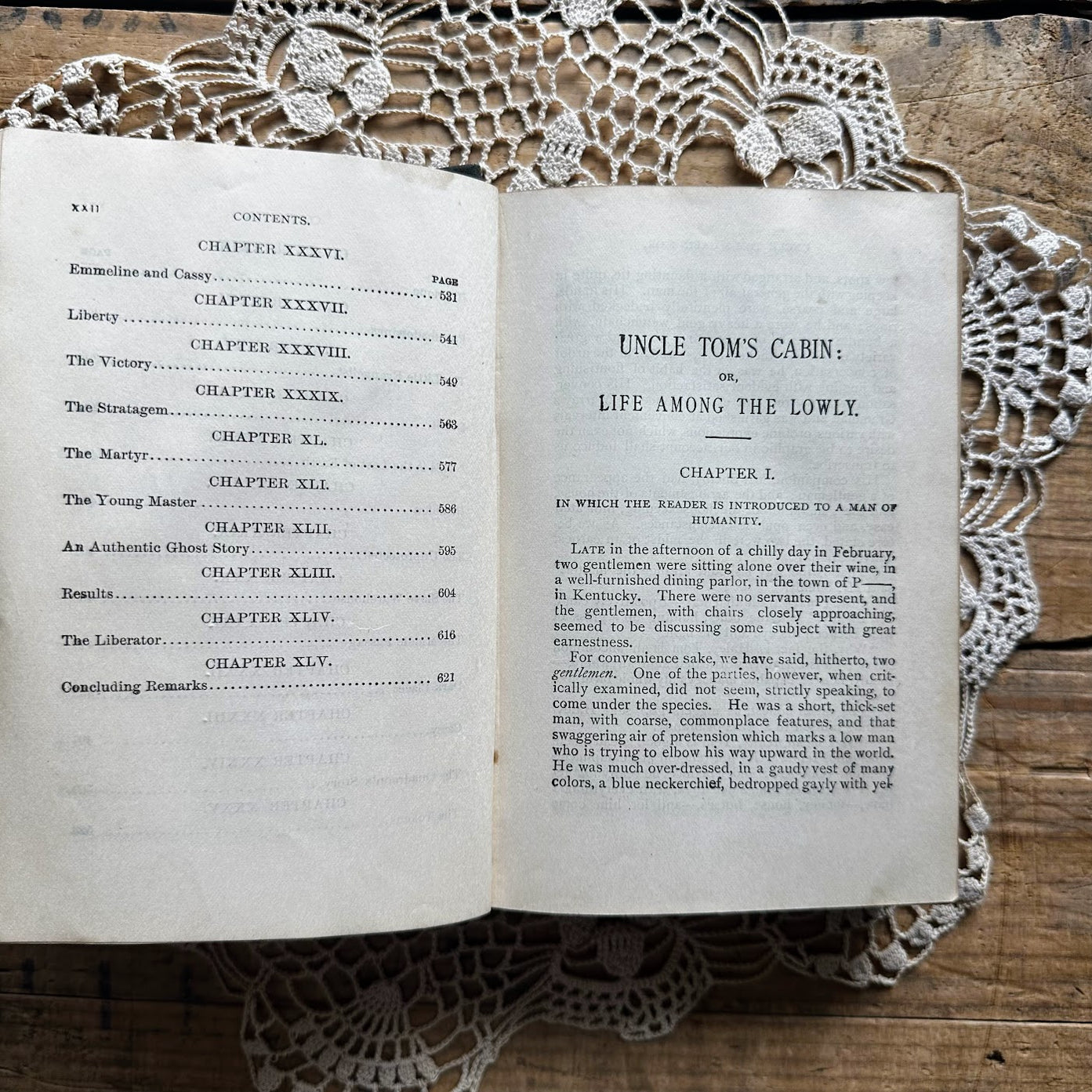 Antique Uncle Tom's Cabin book by Harriet Beecher Stowe– Alison Rose ...