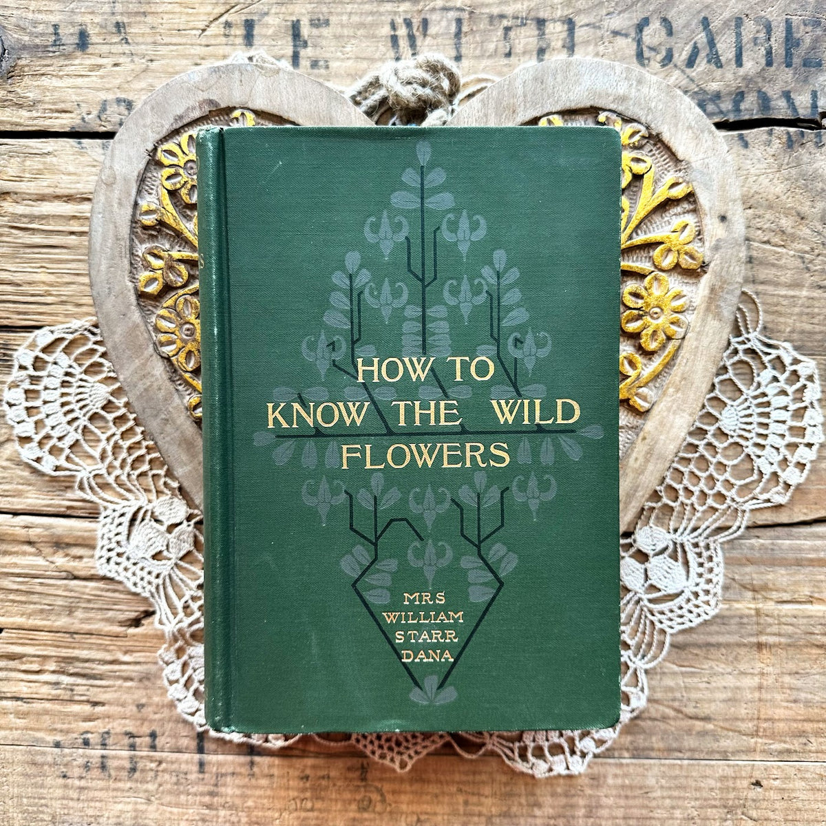 Antique 1916 How to Know the Wild Flowers book– Alison Rose Vintage