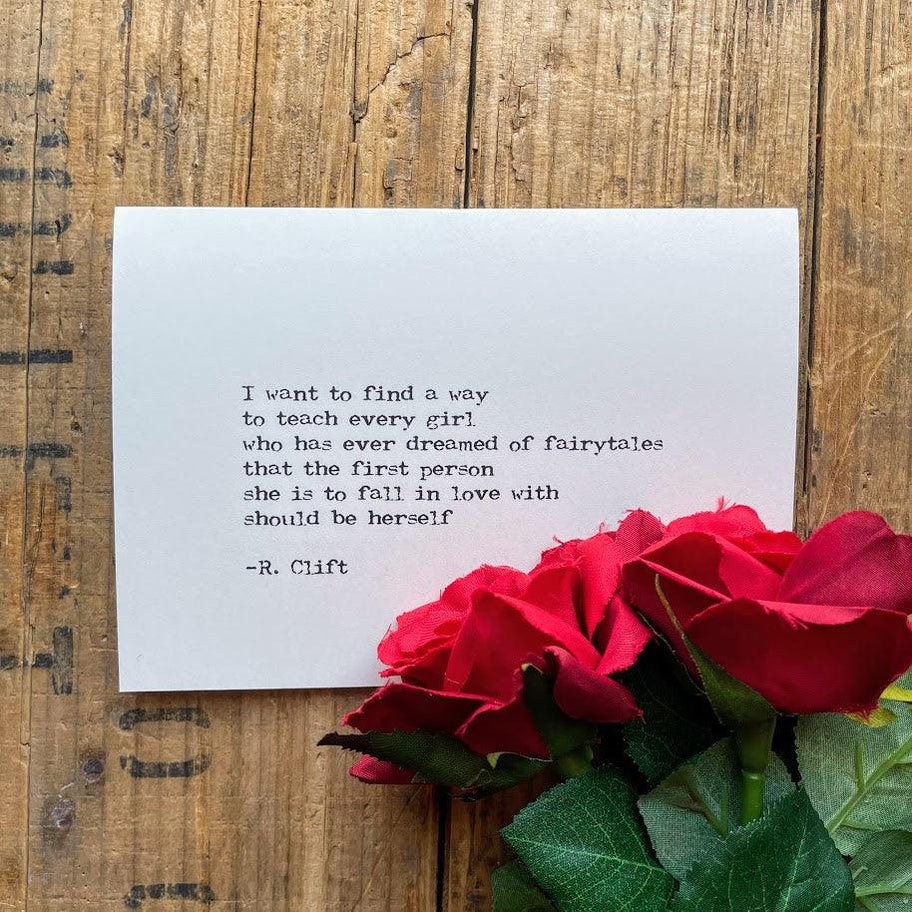 R. Clift Poetry– Alison Rose Vintage