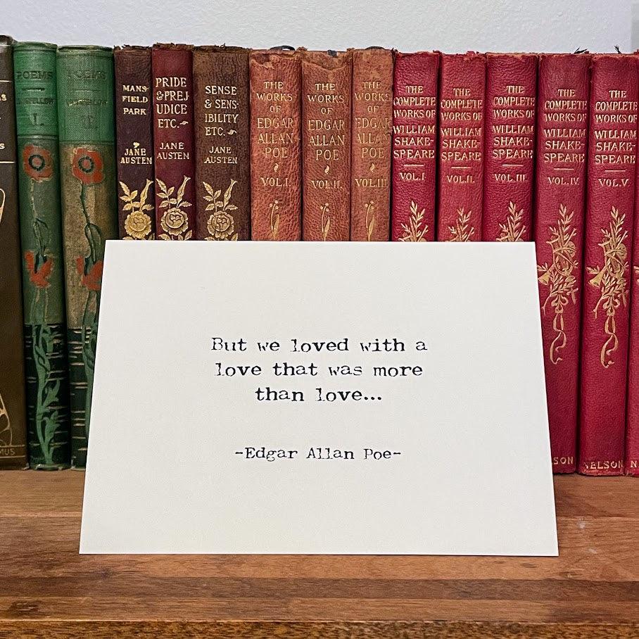 Edgar Allan Poe Quotes On Love